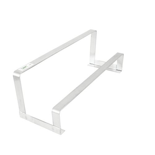 Regency 36" Stainless Steel Wall Mounted Double Line Pot Rack with 18 ...