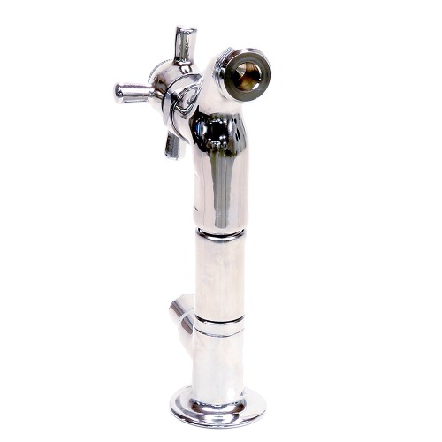 T&S B-0709-JJ Wall-Mount Self-Closing Hose Bib Faucet with Four Arm Handle