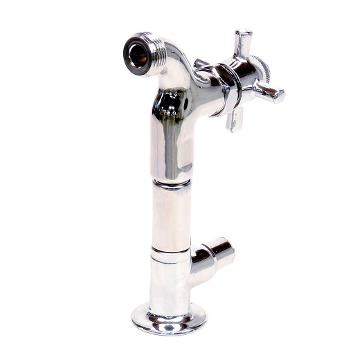T&S B-0709-JJ Wall-Mount Self-Closing Hose Bib Faucet with Four Arm Handle