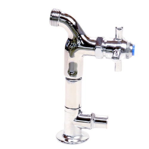 T&S B-0709-JJ Wall-Mount Self-Closing Hose Bib Faucet with Four Arm Handle