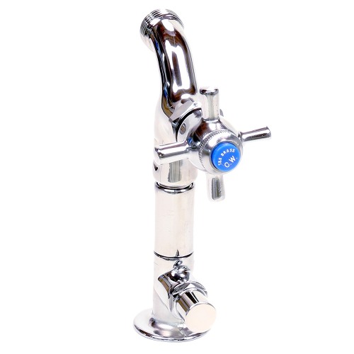 T&S B-0709-JJ Wall-Mount Self-Closing Hose Bib Faucet with Four Arm Handle