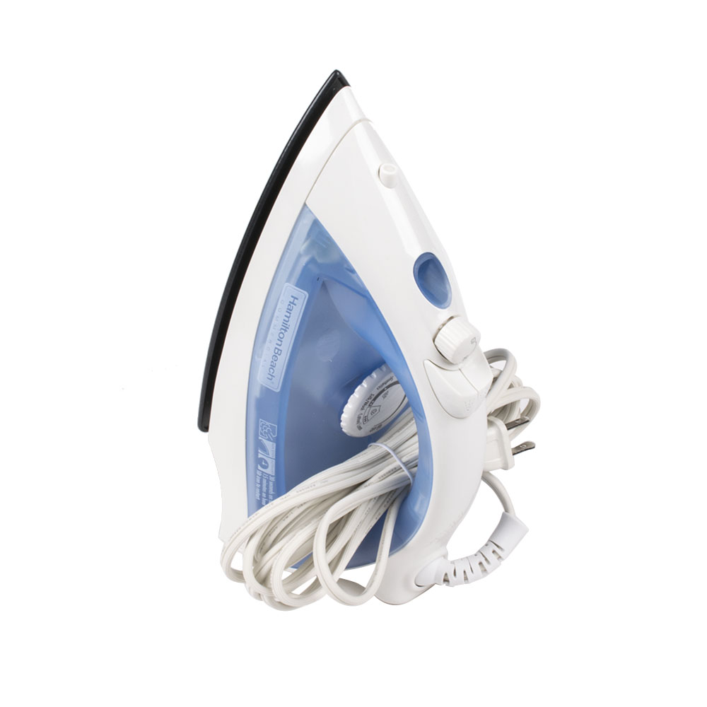 Hamilton Beach HIR200R White Non-stick Hospitality Iron, Steam & Dry ...