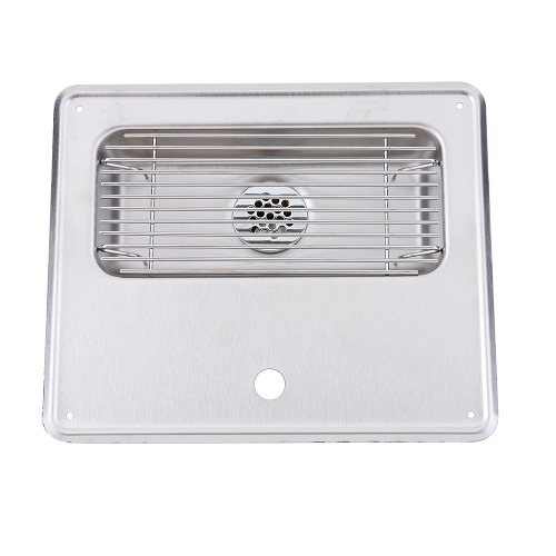 T&S B-1231 Stainless Steel Die Stamped Drip Pan