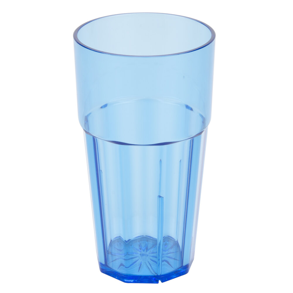 Thunder Group Diamond 20 oz. Blue Polycarbonate Tumbler - 12/Case