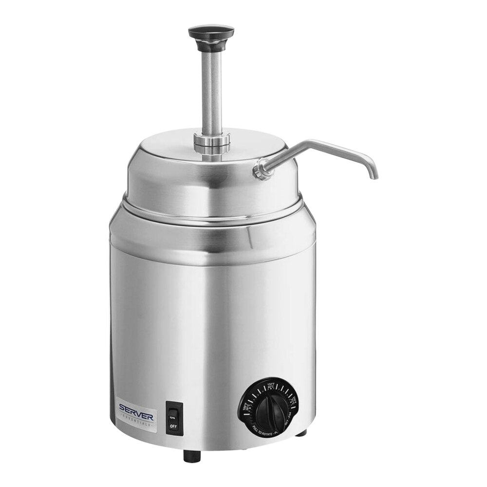 Server 82060 Topping Warmer and Pump Dispenser - 120V, 500W