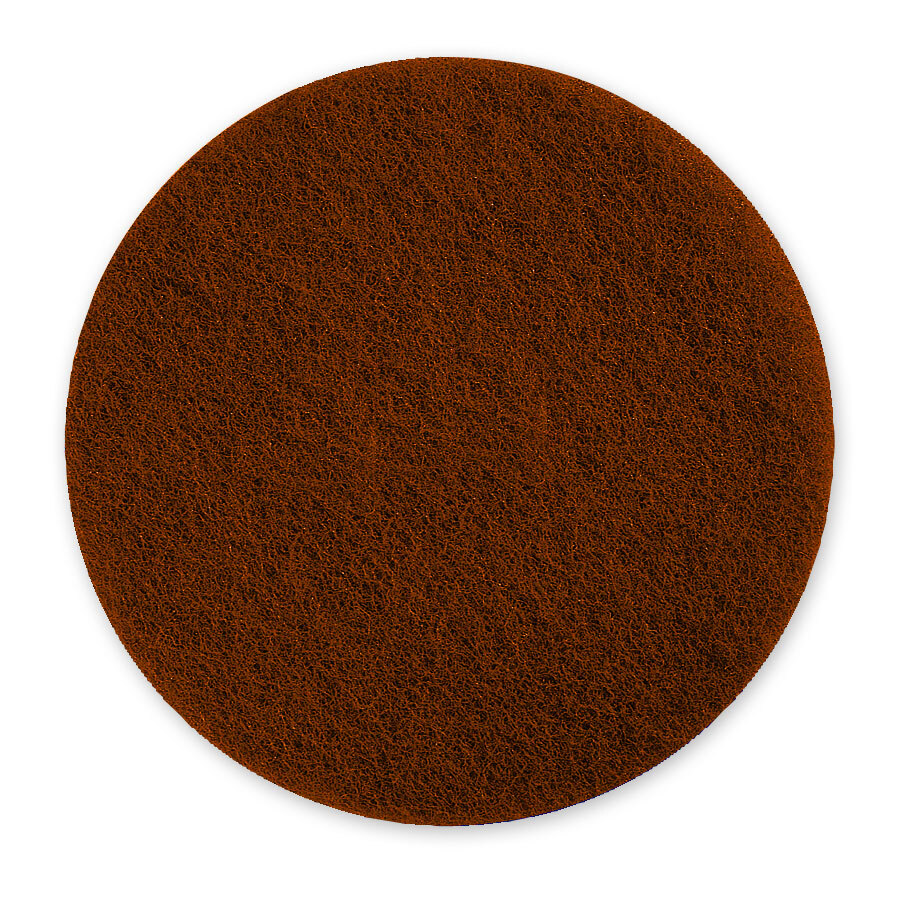 Scrubble by ACS 71-6 1/2 6 1/2" Brown Stripping Floor Pad - Type 71 ...