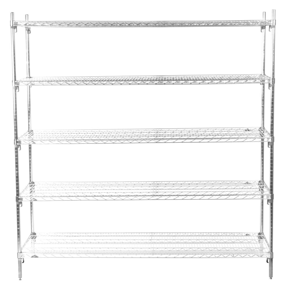Metro 5A577C Stationary Super Erecta Adjustable 2 Series Chrome Wire ...