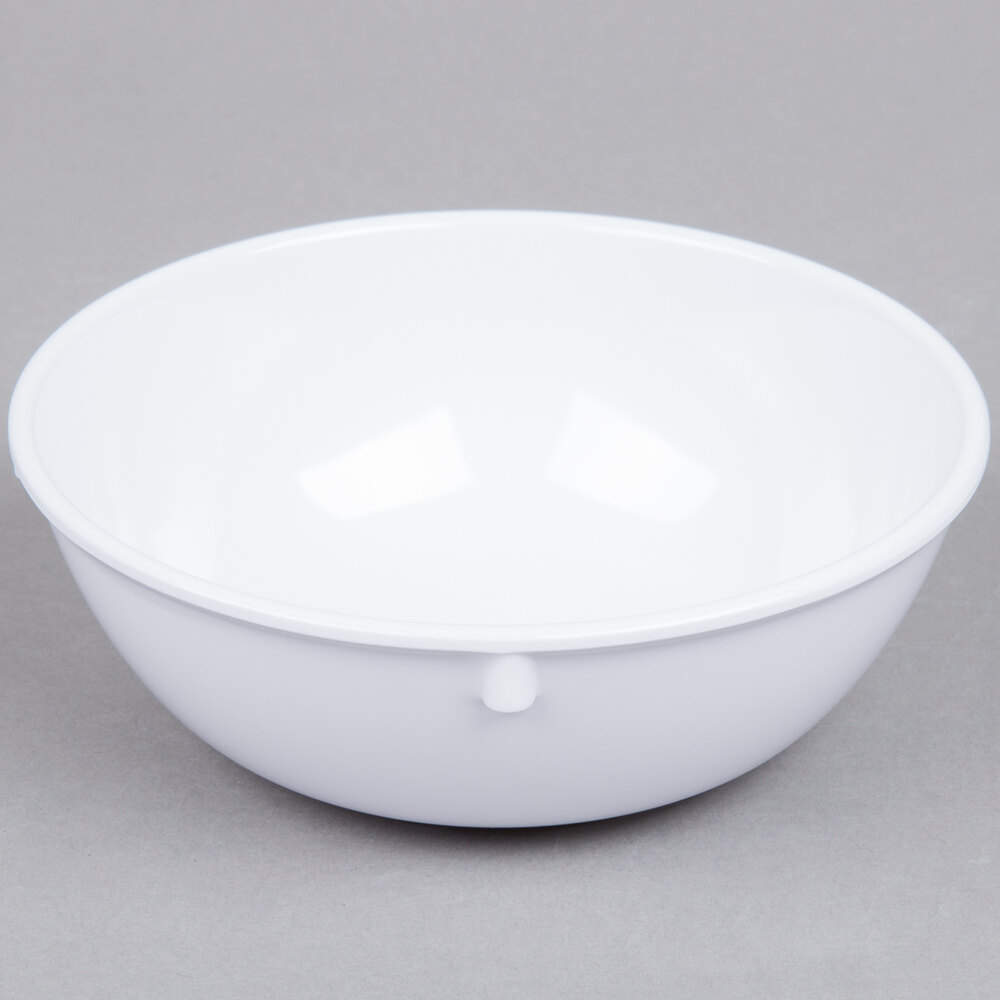 Carlisle 4352802 Dallas Ware 10 oz. White Nappie Bowl - 48/Case