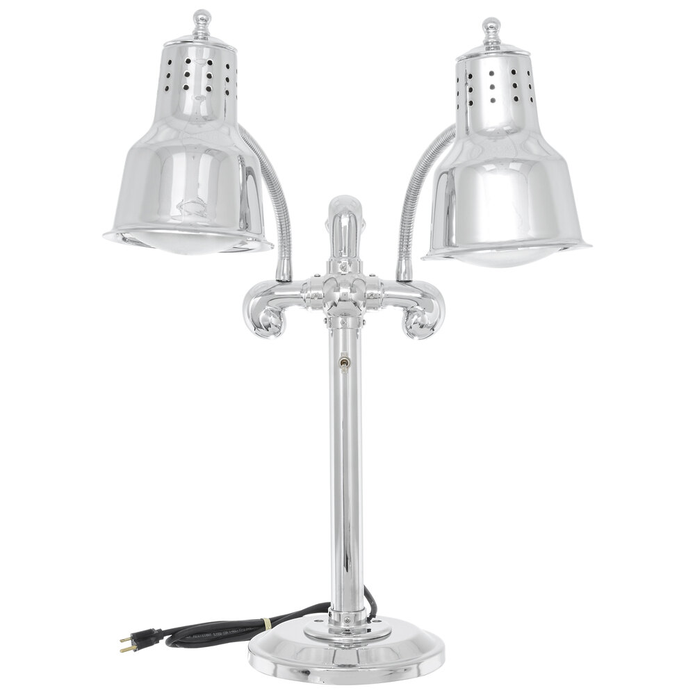 Hanson Heat Lamps DLM/RB9-SOL/CH Portable Single 9" Chrome Freestanding ...