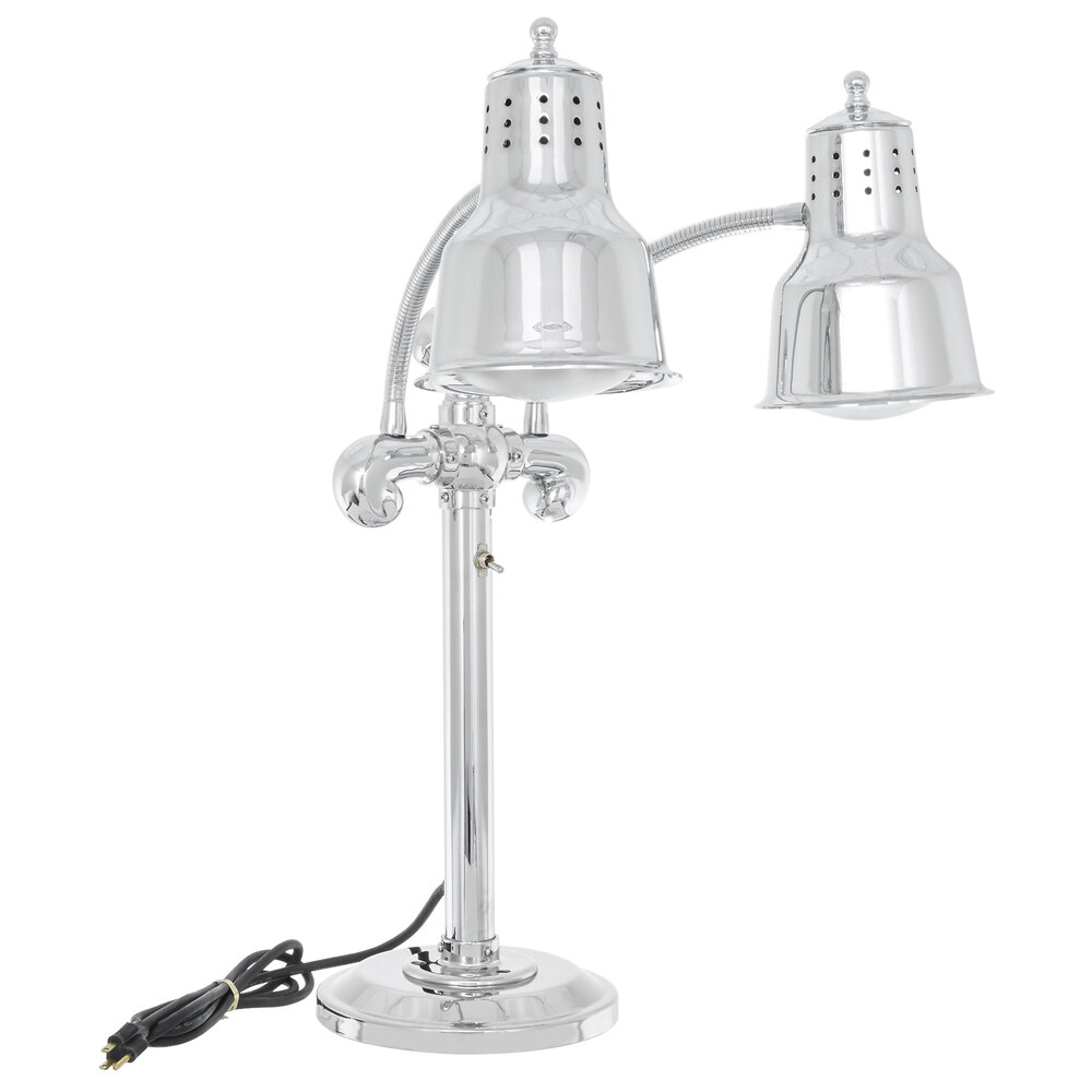 Hanson Heat Lamps DLM/RB9-SOL/CH Portable Single 9" Chrome Freestanding ...