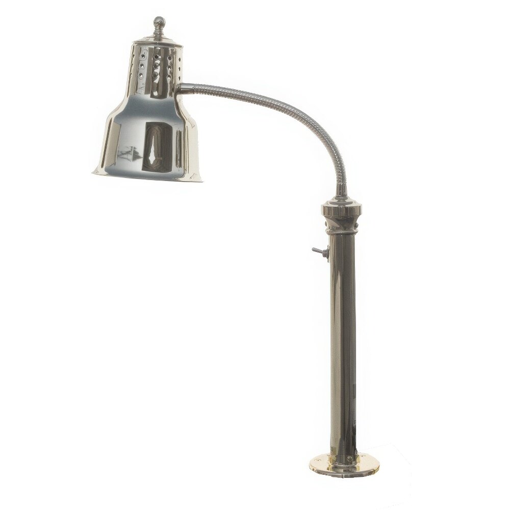 Hanson Heat Lamps ESL/FM/CH Single Bulb Flexible Heat Lamp with Chrome ...