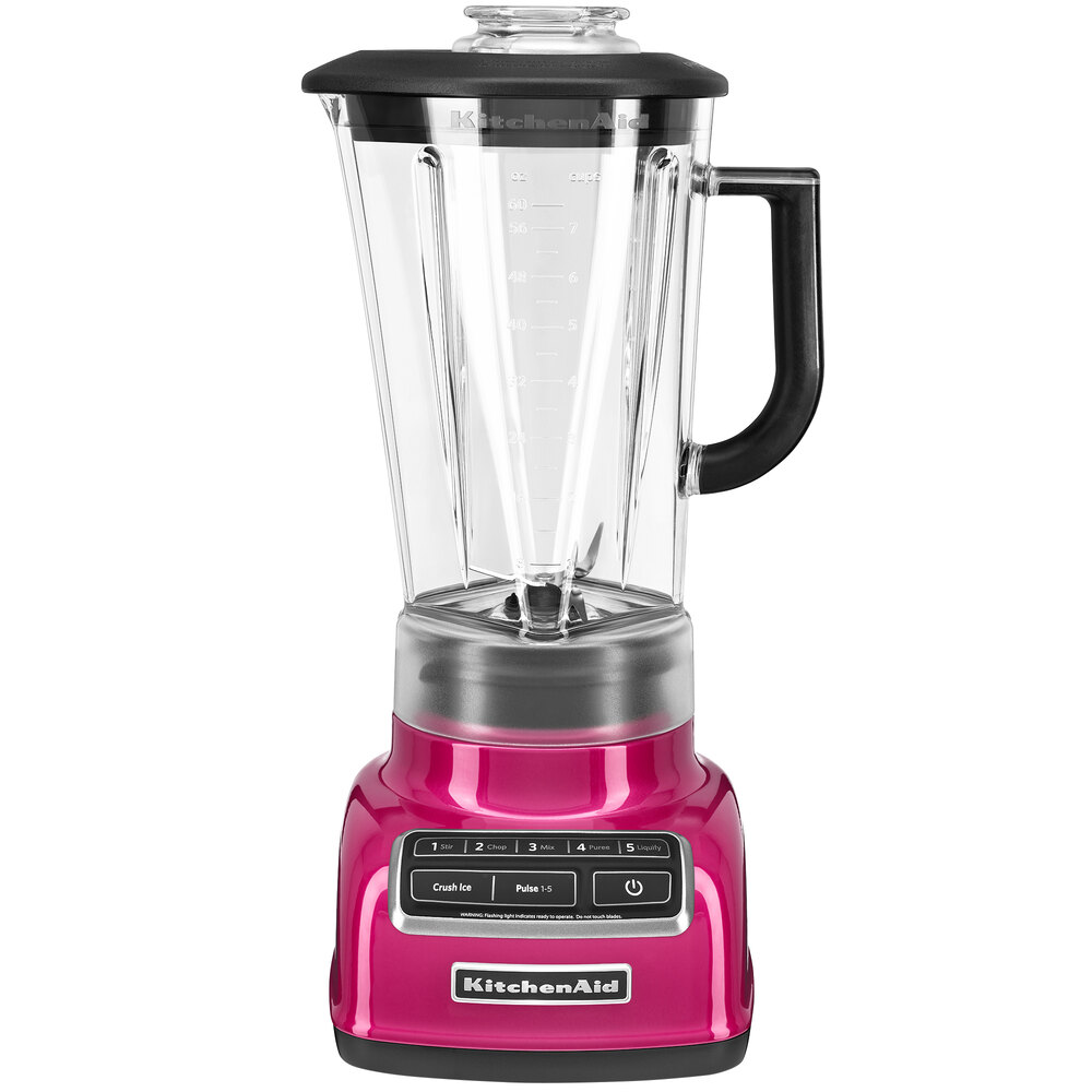 KitchenAid KSB1575RI Raspberry Ice Diamond 60 oz. Five Speed Blender