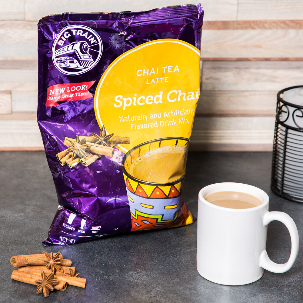 Big Train Spiced Chai Tea Latte Mix 3 5 Lb Bag Big Train Spiced Chai Tea Latte Mix 3 5 Lb Bag