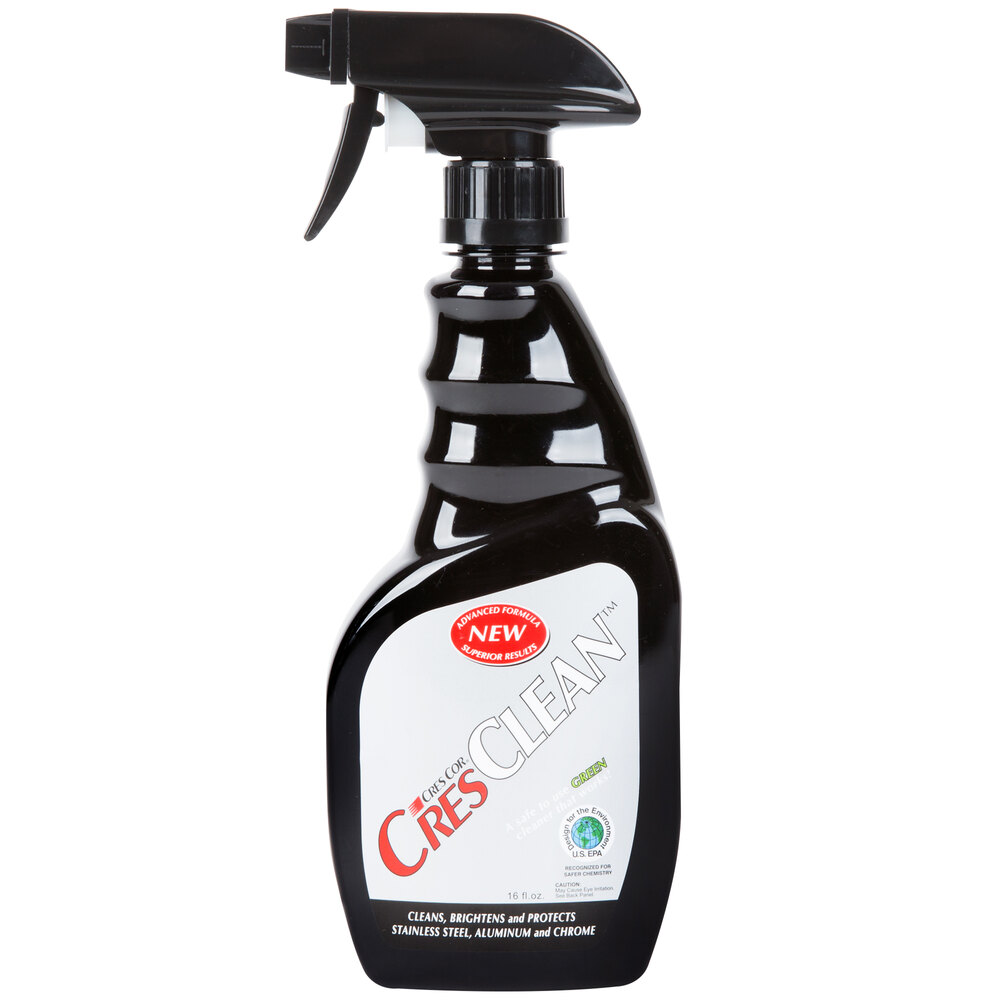 Cres Cor CC-16-6 CresClean 16 fl. oz. Aluminum / Stainless Steel ...