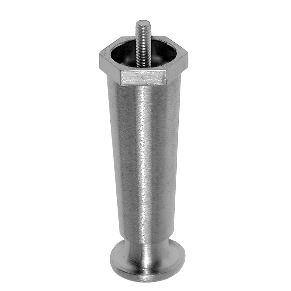 AllPoints 261951 Chrome Stainless Steel 4" Adjustable Equipment Leg ...