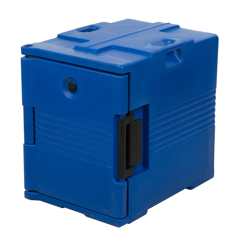 Cambro Ultra Pan Carrier® Navy Blue Front Loading Insulated Food Pan ...