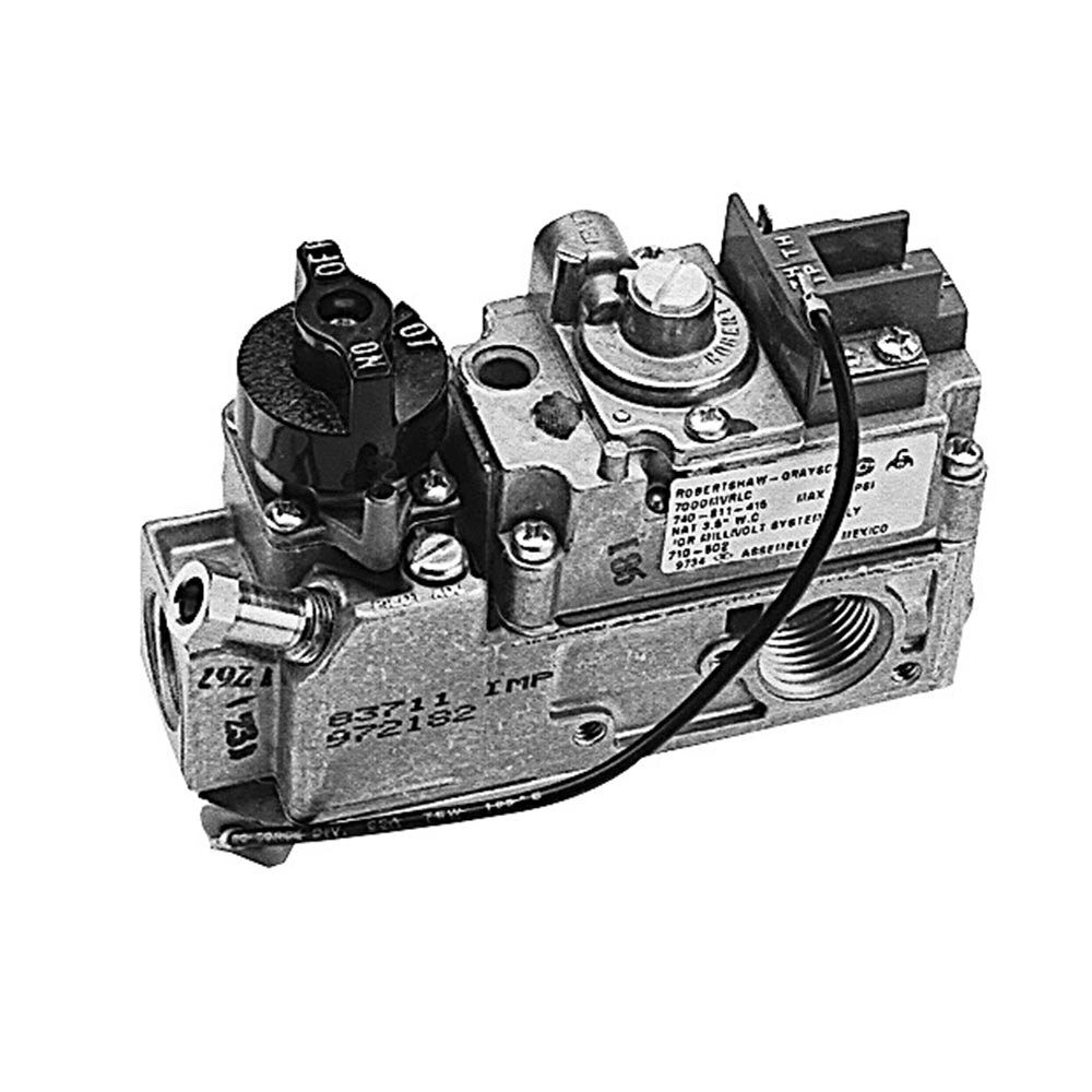 AllPoints 541041 Low Profile Gas Valve; Natural Gas; 1/2" Gas In / Out ...
