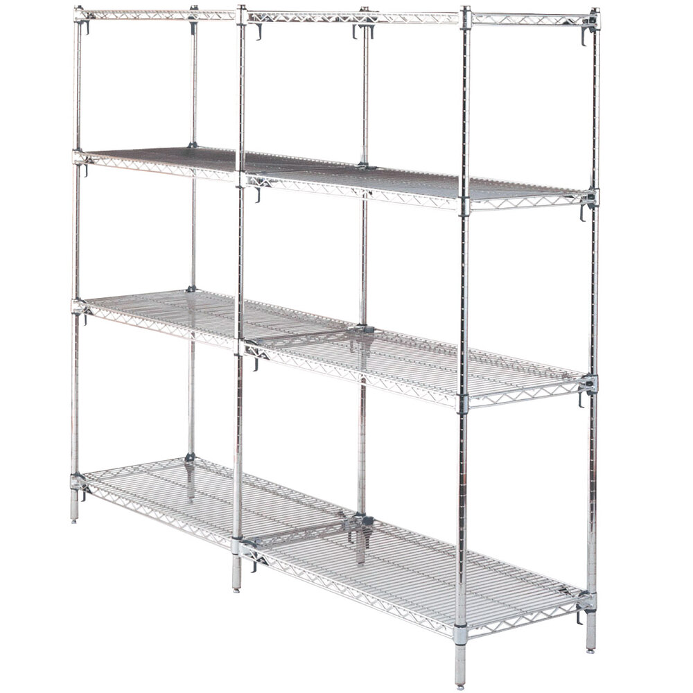 Metro 5A337C Stationary Super Erecta Adjustable 2 Series Chrome Wire ...