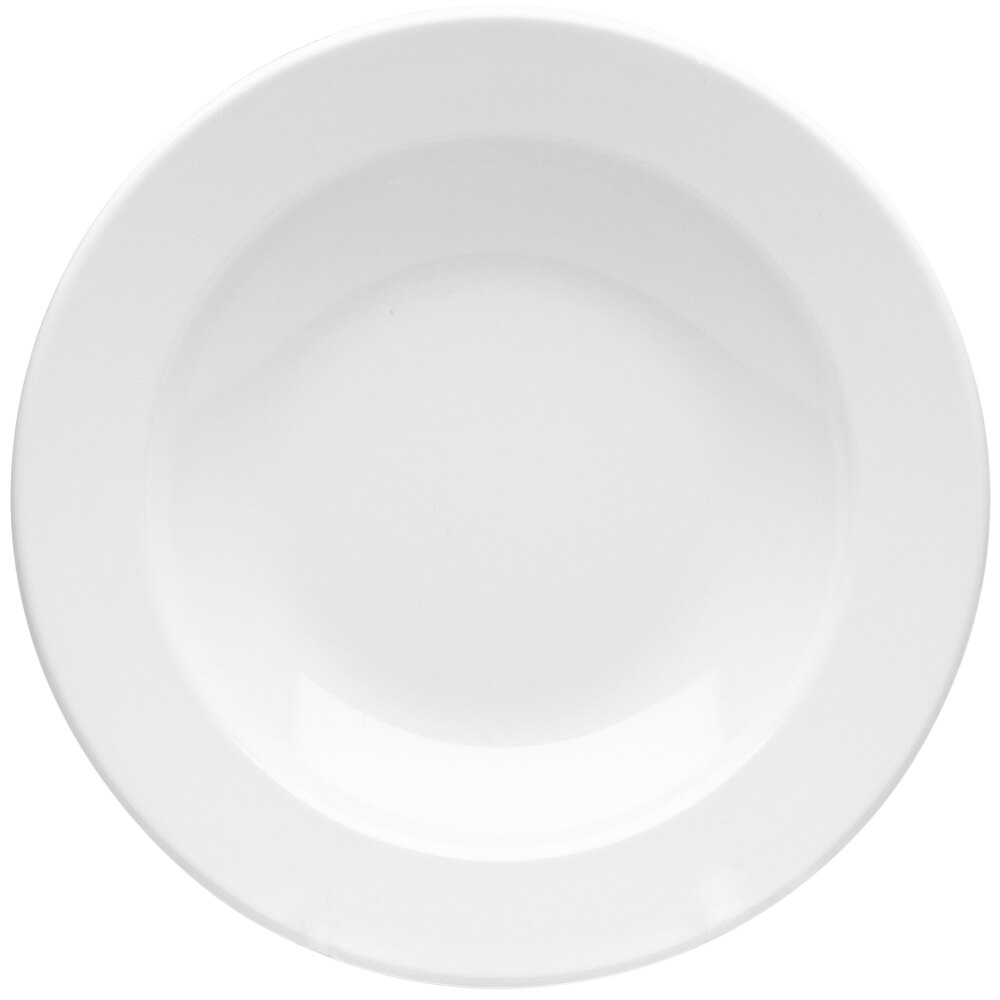 Elite Global Solutions D12PB Merced 24 oz. White Pasta / Soup Bowl - 6/Case
