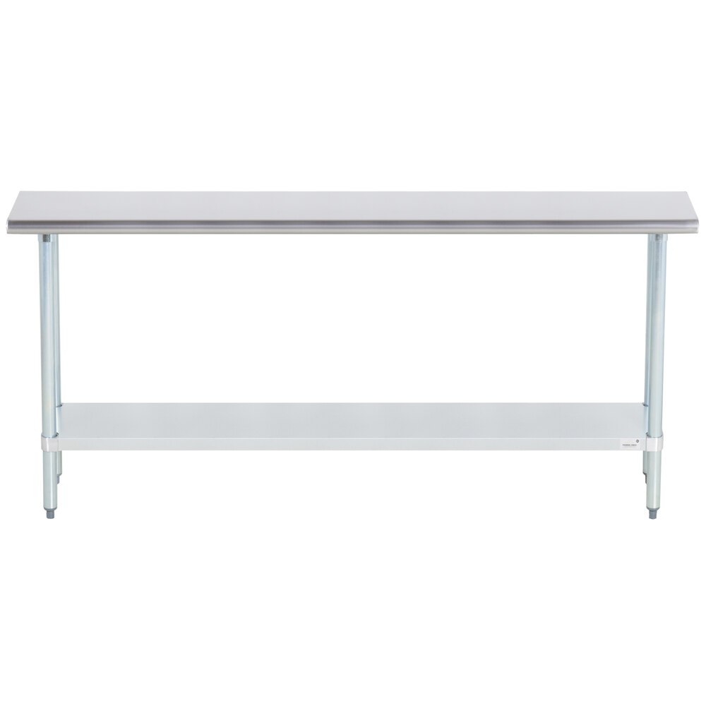 Advance Tabco ELAG-186-X 18" x 72" 16 Gauge Stainless Steel Work Table ...