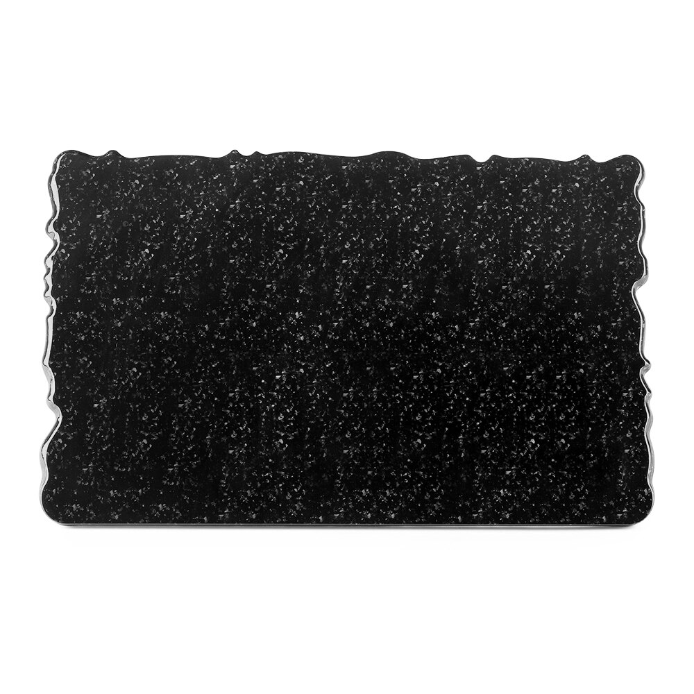 Elite Global Solutions QS2415 Fo Granite 23 3/4" x 15" Black Granite ...