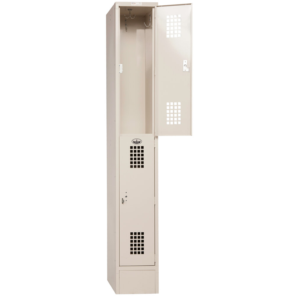 Winholt WL-21 Single Column Two Door Locker - 12" x 12"