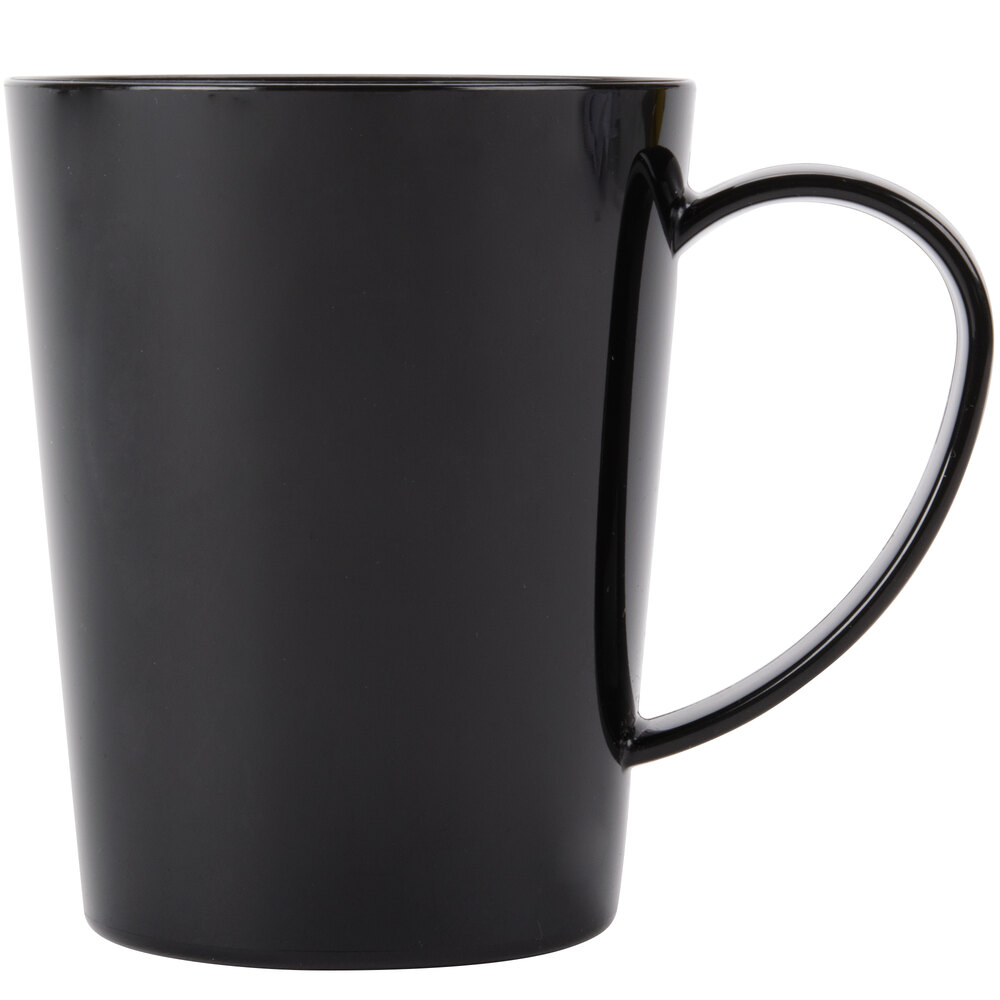 Carlisle 4306803 12 oz. Black Tritan™ Mug - 12/Case