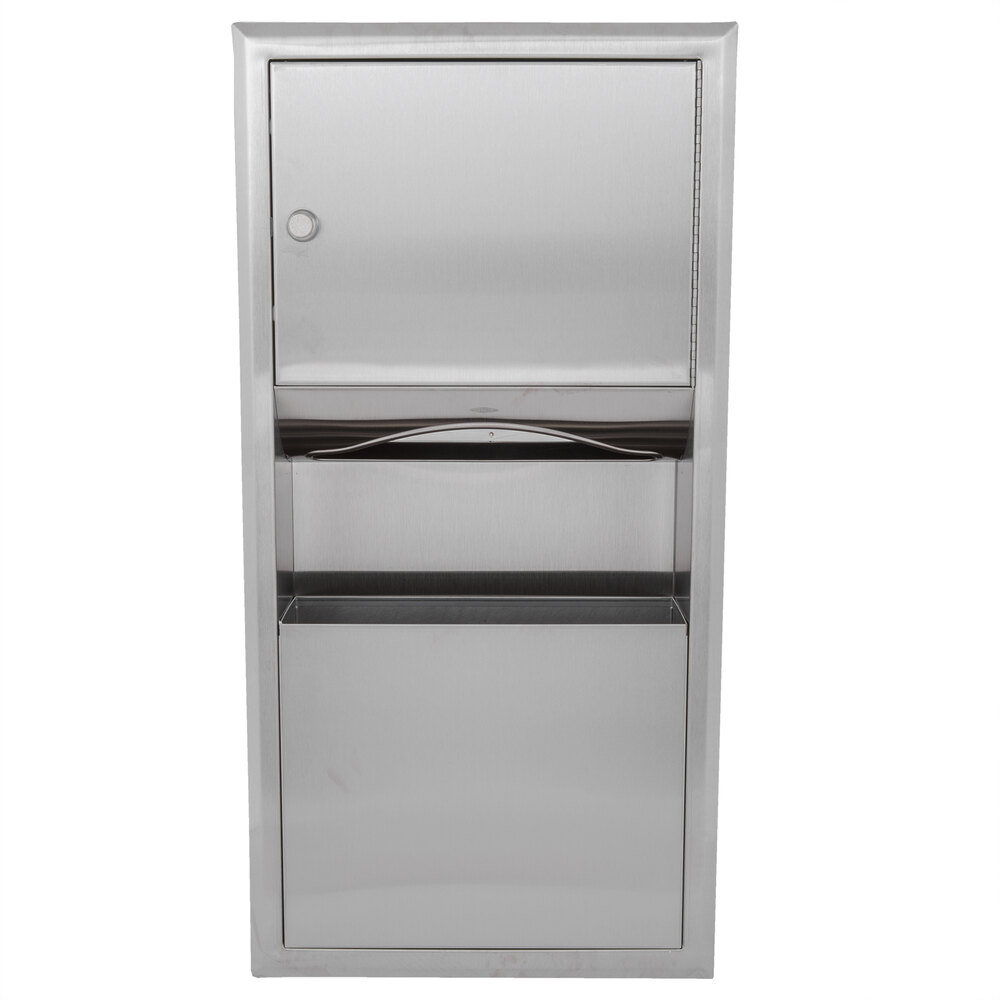 Bobrick B-369 ClassicSeries Recessed Paper Towel Dispenser / Waste ...