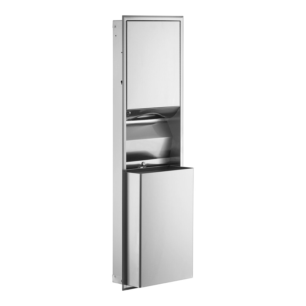 Bobrick B-3944 ClassicSeries Recessed Convertible Rectangular Paper ...