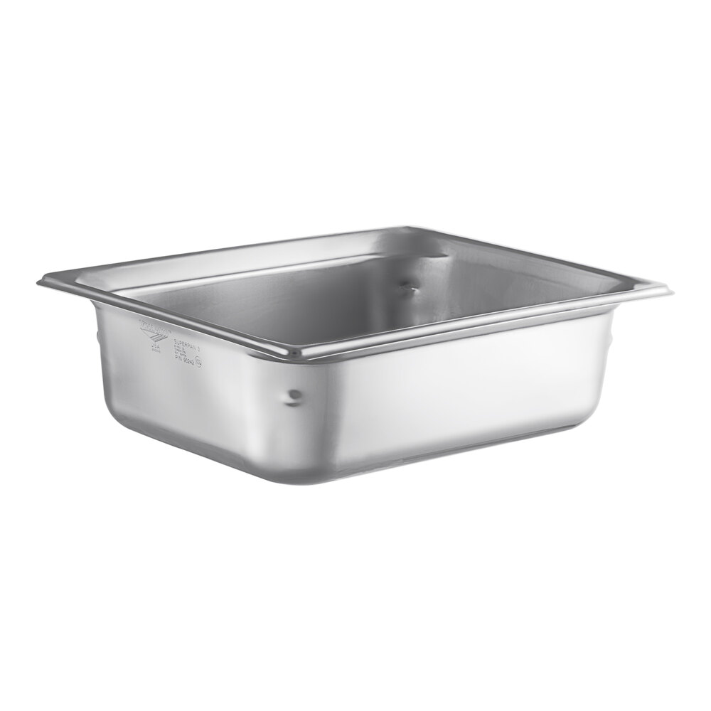 Vollrath 90242 Super Pan 3® 1/2 Size Anti-Jam Stainless Steel Steam ...