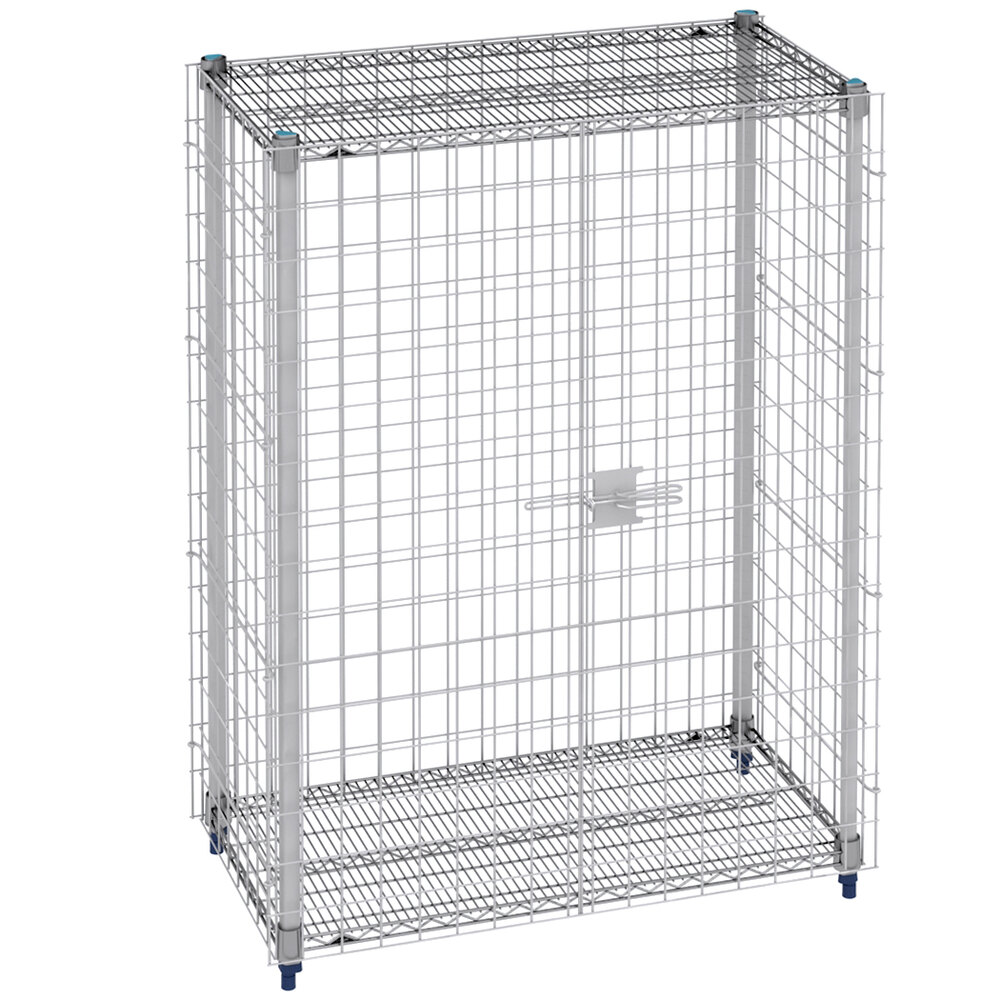 Metro MQSEC56E 27" x 63" x 66" MetroMax Q Stationary Security Unit