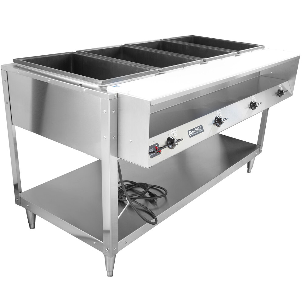 Vollrath 38118 4 Pan Electric Steam Table - 280/240V