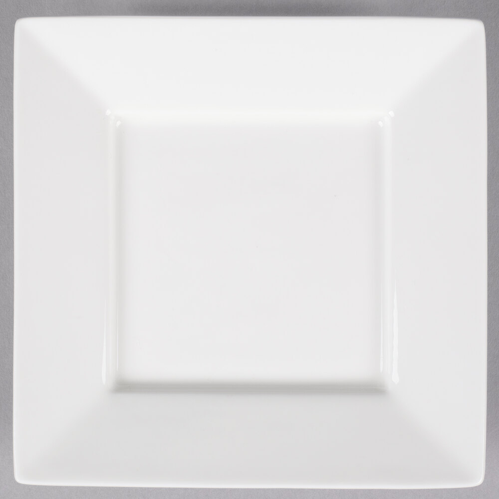 10 Strawberry Street WTR-5FTDSQ Whittier 5 1/4" White Square Porcelain ...