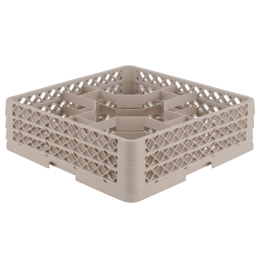 Vollrath TR13JJ Traex® Rack Max Full-Size Beige 12-Compartment 3 9/16 ...