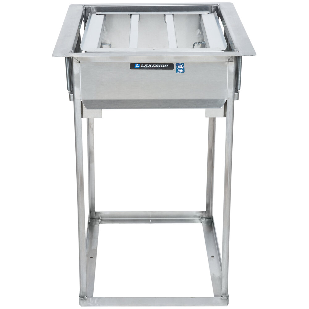 Lakeside 976 Stainless Steel Drop-In Tray Rack Dispenser - 23 1/4" x 19 ...