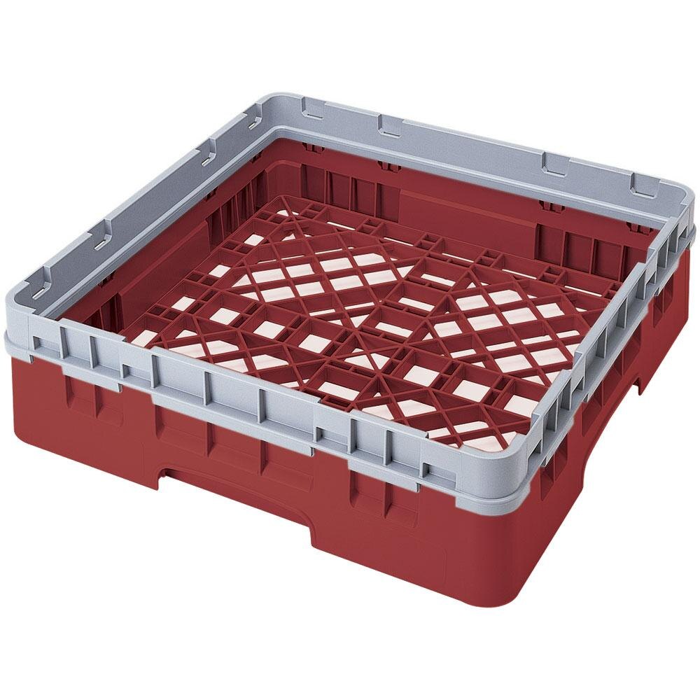 Cambro BR414416 Cranberry Camrack Customizable Full Size Base Rack with ...