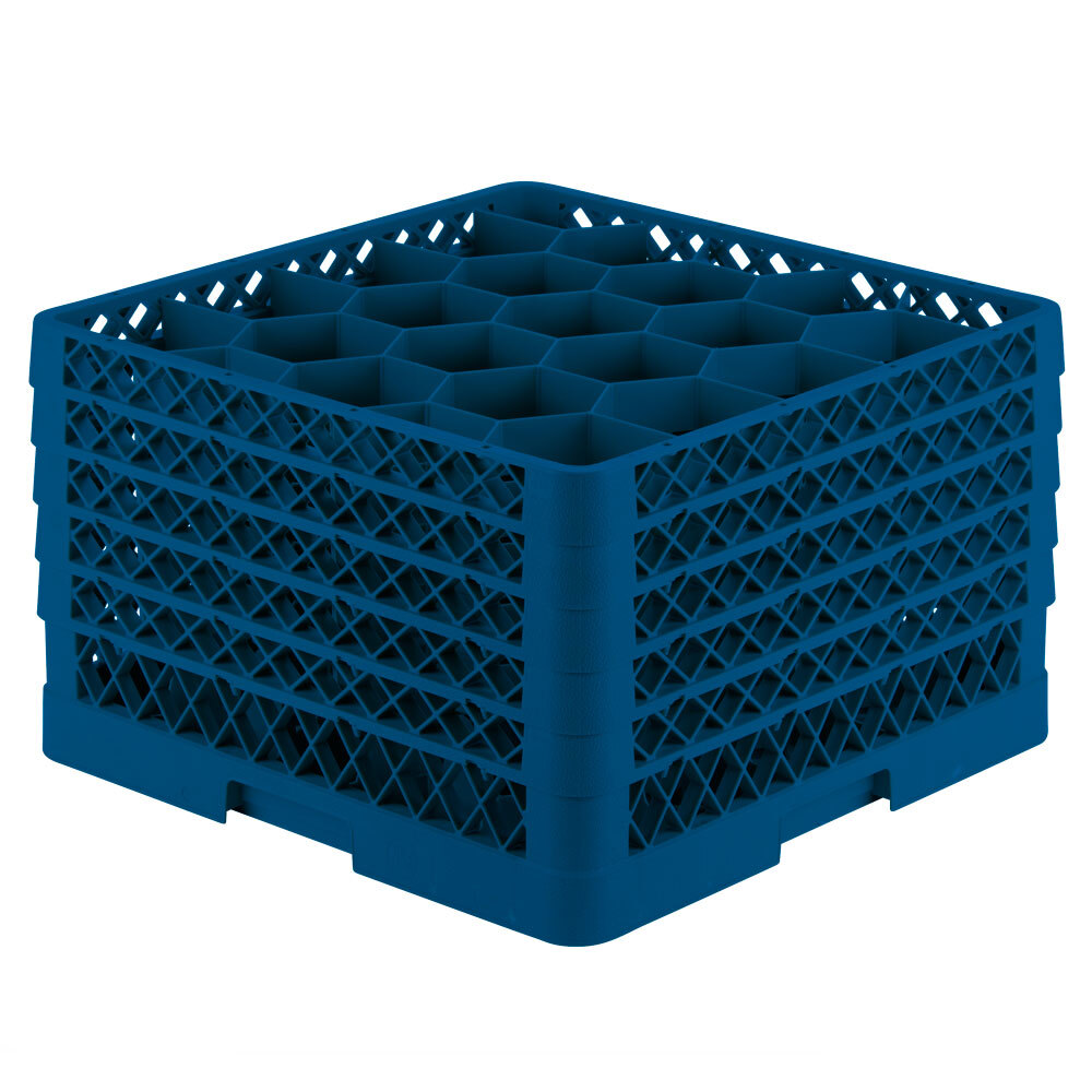 Vollrath TR11GGGGA Traex® Rack Max Full-Size Royal Blue 20-Compartment ...