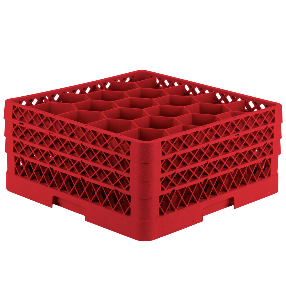 Vollrath TR11GGG Traex® Rack Max Full-Size Red 20-Compartment 7 7/8 ...