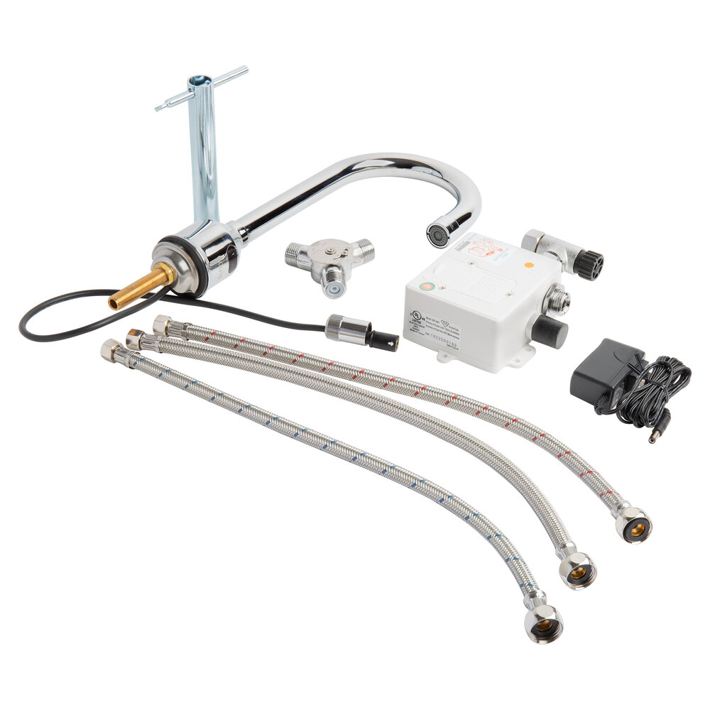 Equip by T&S 5EF-1D-DG-VF05 Deck Mounted Sensor Faucet with 5 11/16 ...