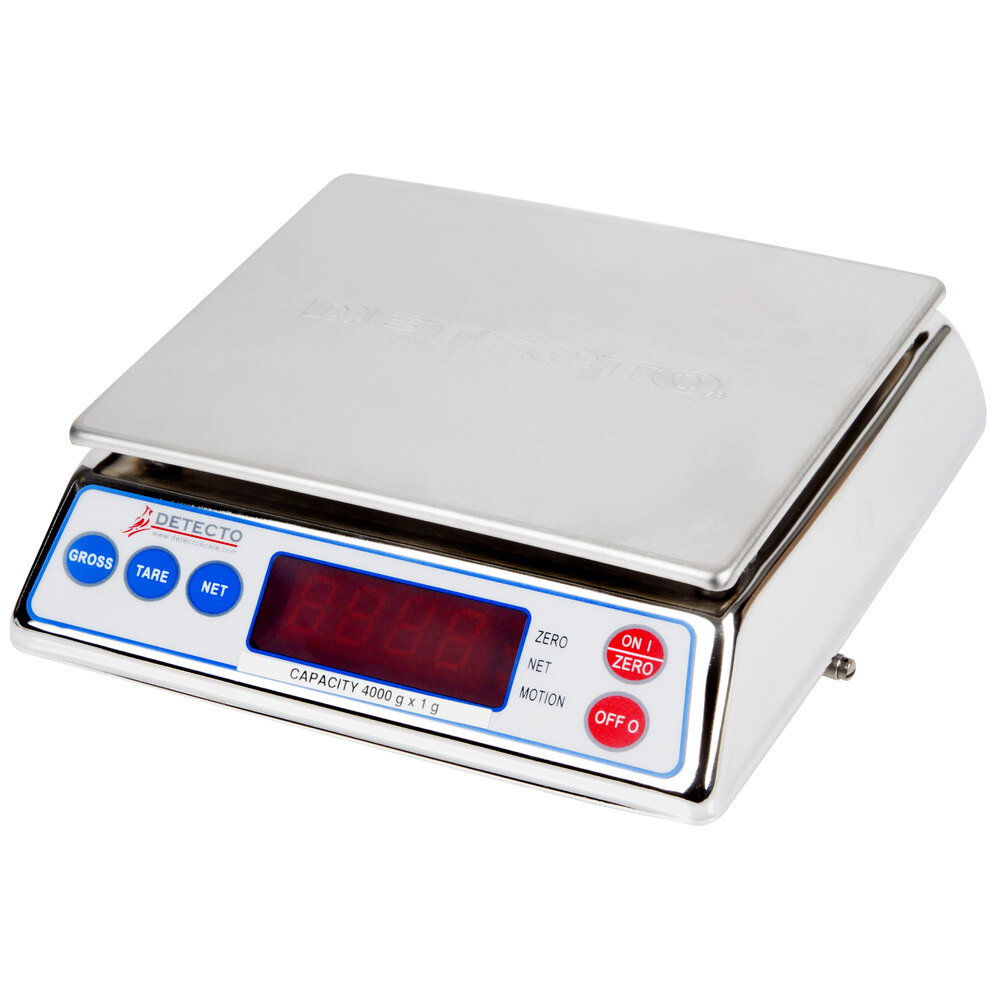 Cardinal Detecto AP-4K 4 kg Digital All-Purpose Portion Control Scale ...