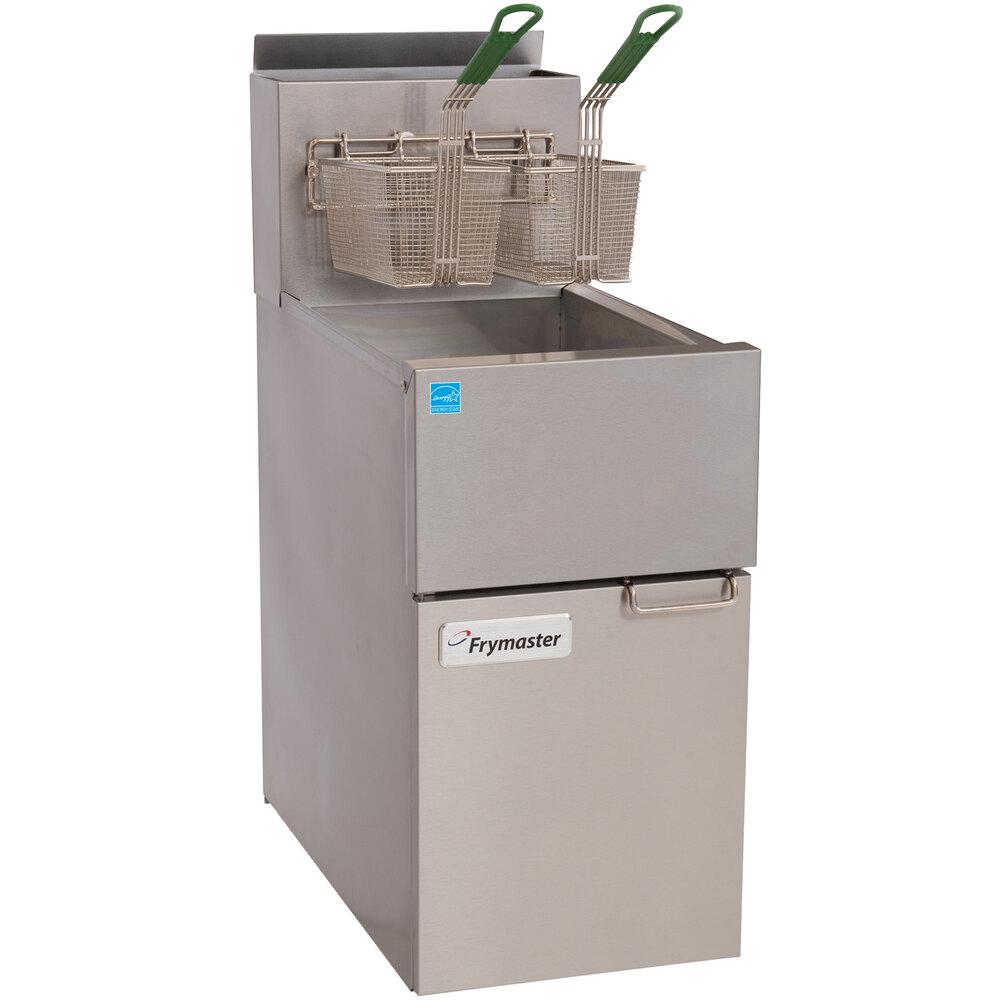 Frymaster ESG35T Natural Gas 35 lb. High Efficiency Floor Fryer with ...