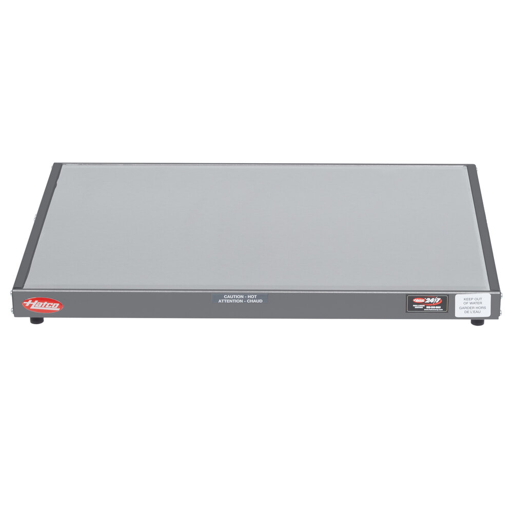 Hatco GRS-24-H 24" x 17 1/2" Glo-Ray Gray Portable Heated Shelf Warmer ...