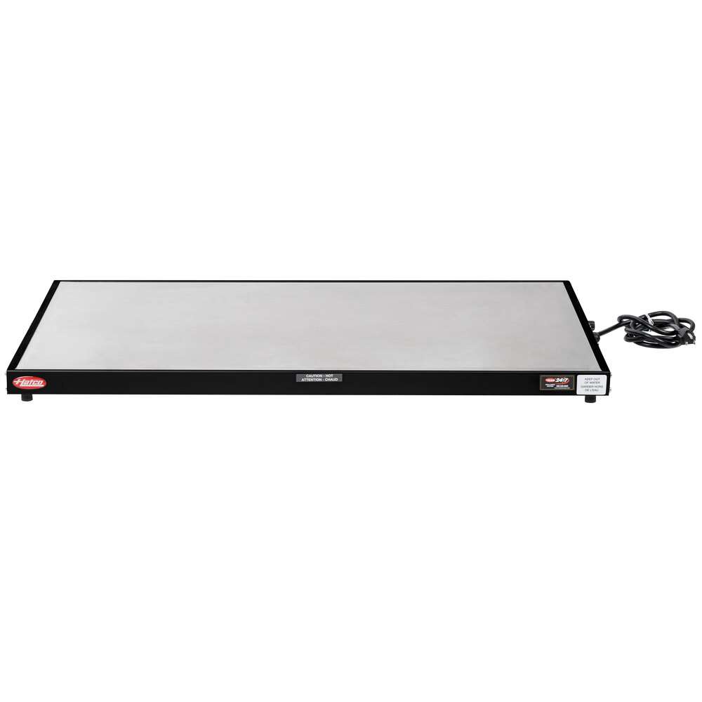 Hatco GRS-36-I 36" x 19 1/2" Glo-Ray Black Portable Heated Shelf Warmer ...