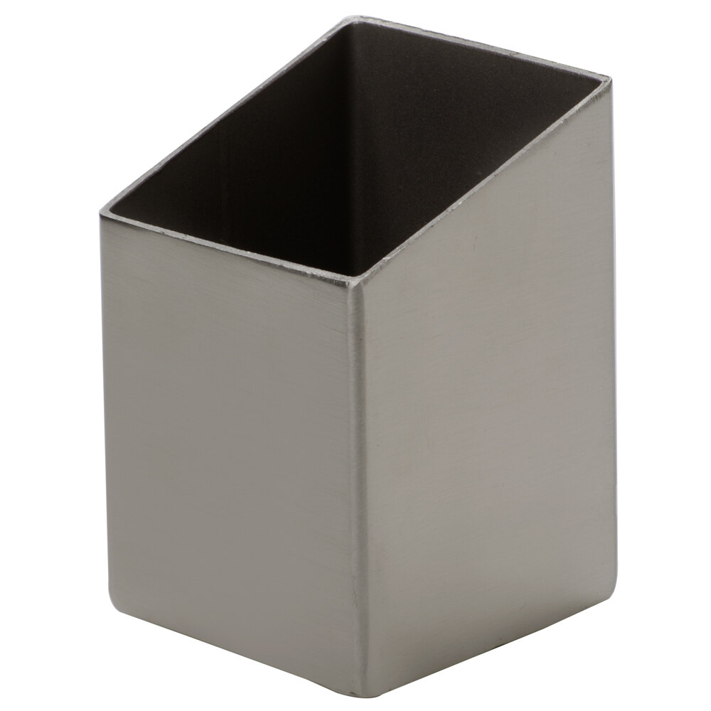 American Metalcraft SQSSPH2 Square Angled Satin Stainless Steel Sugar ...
