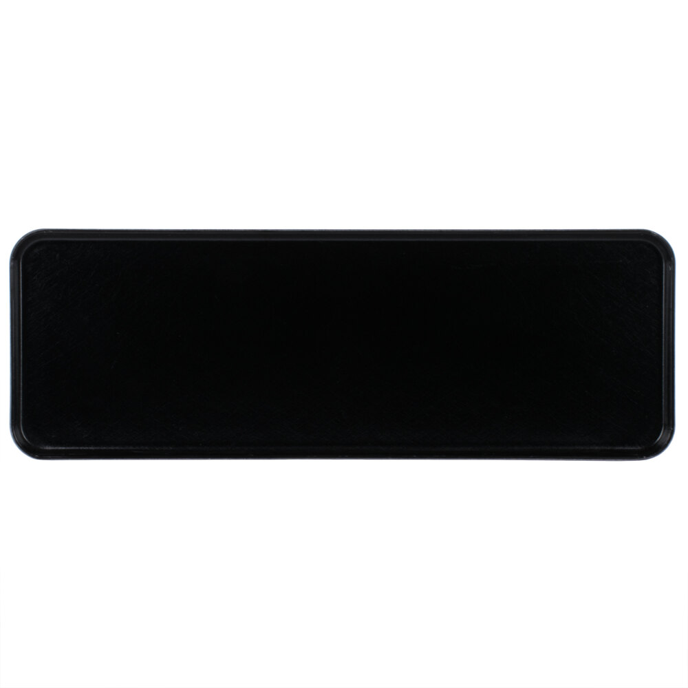 Carlisle 1030FMT309 10 1/2" x 30" x 3/4" Black Fiberglass Market Tray ...