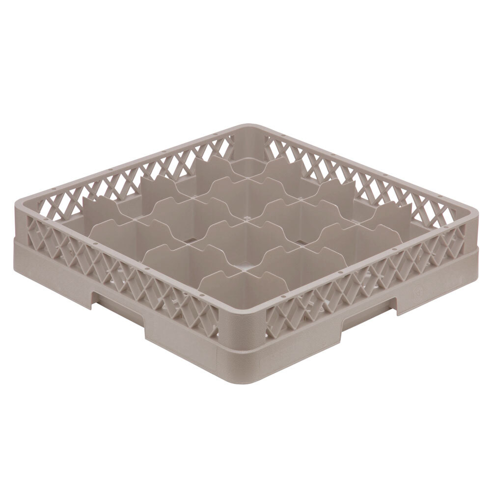 Vollrath TR4 Traex® Full-Size Beige 16-Compartment 3" Cup Rack