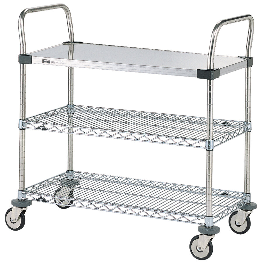 Metro MW404 Super Erecta 21" x 36" x 39" Three Shelf Standard Duty ...