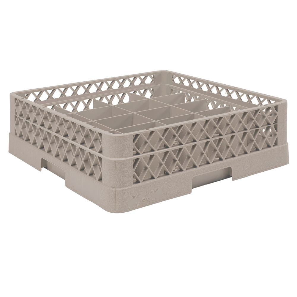 Vollrath TR5A Traex® Full-Size Beige 20-Compartment 4 13/16" Cup Rack ...