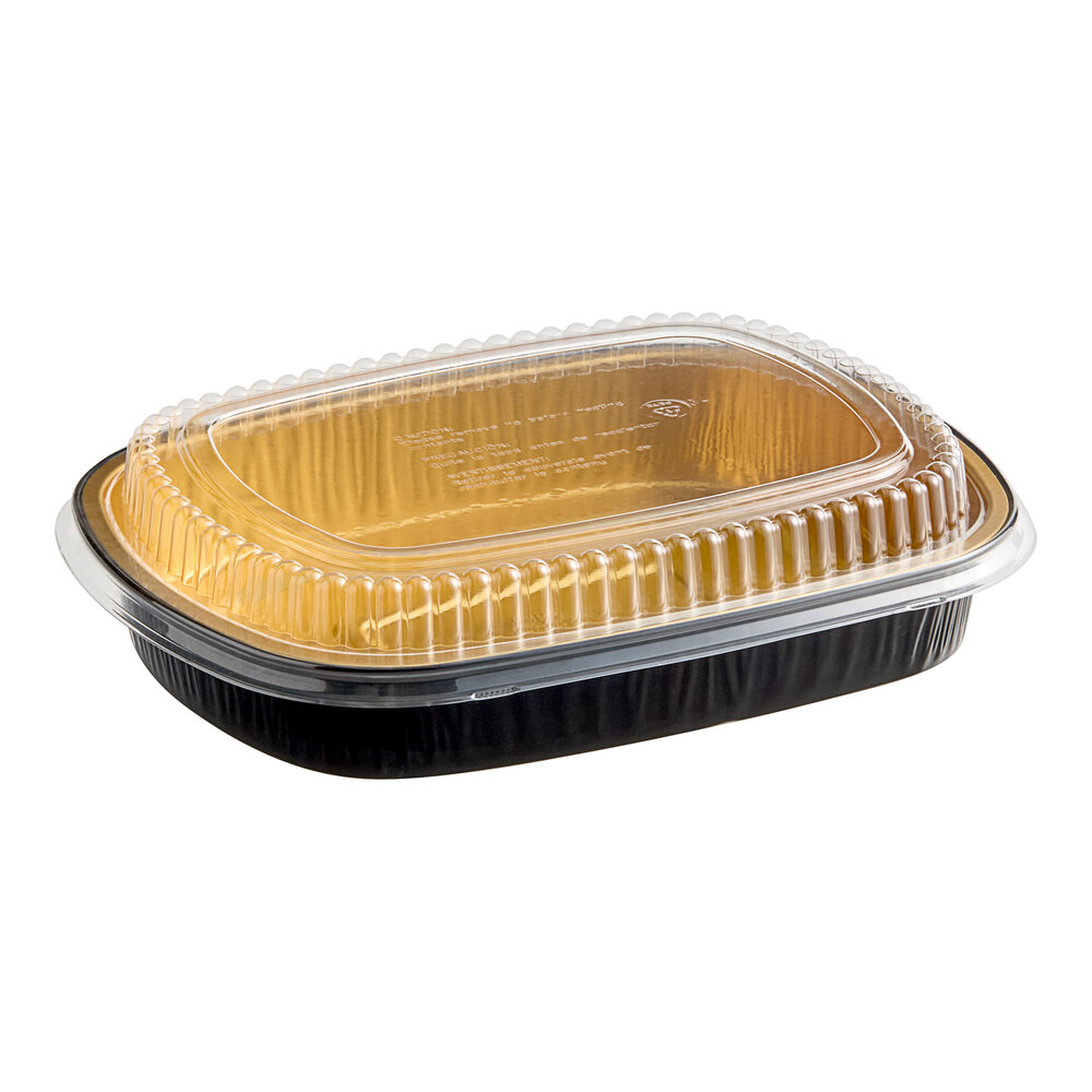 Durable Packaging 9553-PT-50 Smoothwall Black and Gold Black Diamond ...