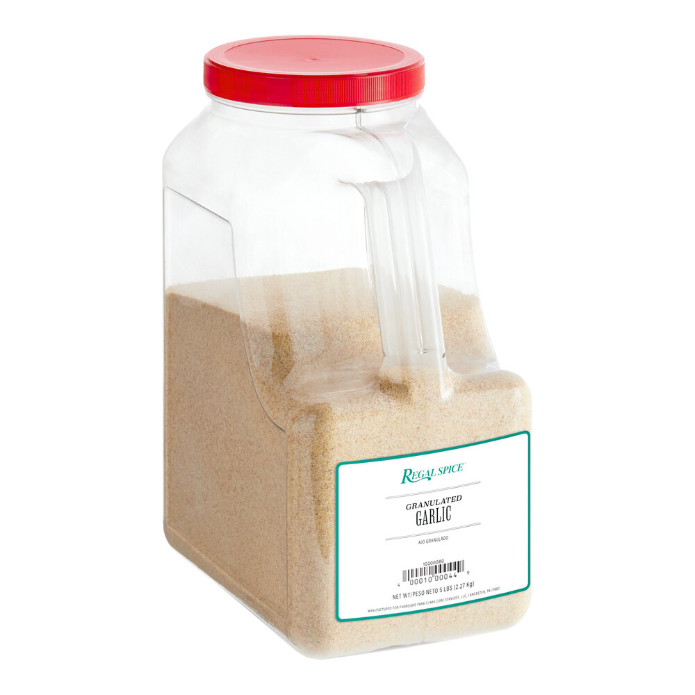 Bulk Granulated Garlic - 5 lb. Container